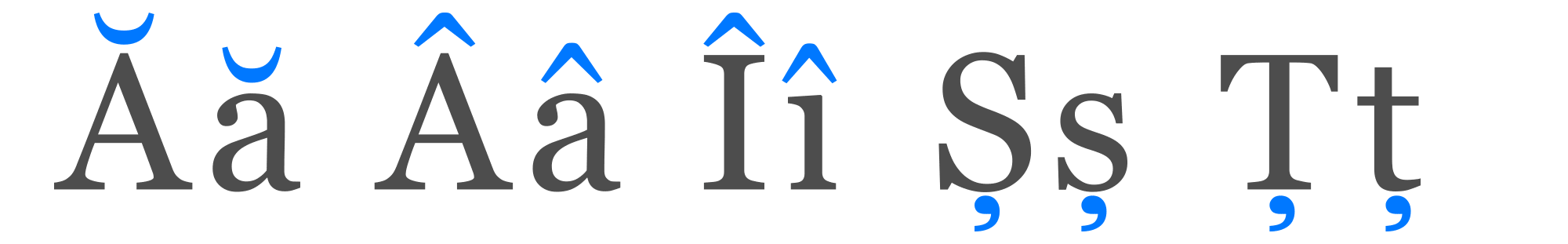 Romanian diacritic marks – Kit Paul
